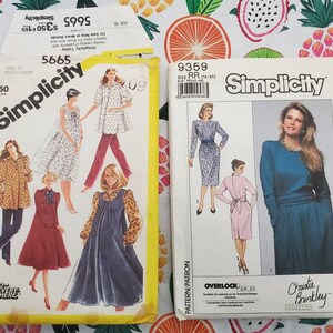 UNCUT: Simplicity 5665 Sewing Pattern, Simplicity 9359 Pattern ...