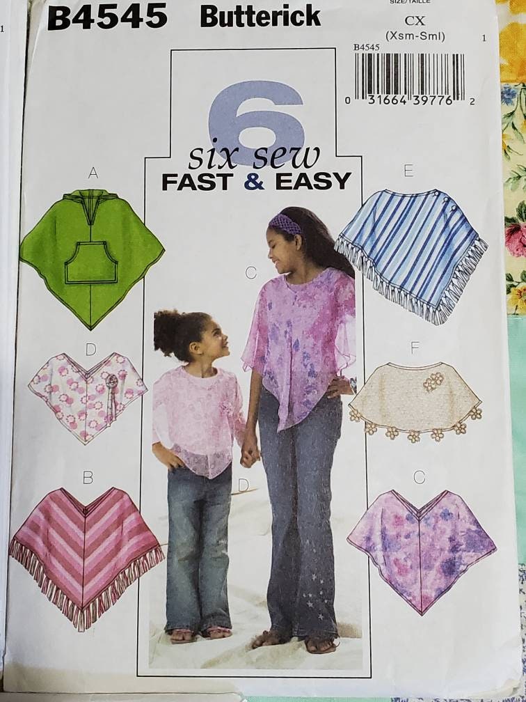 UNCUT: Six Sew Fast & Easy Sewing Patterns Butterick 3772, Butterick ...