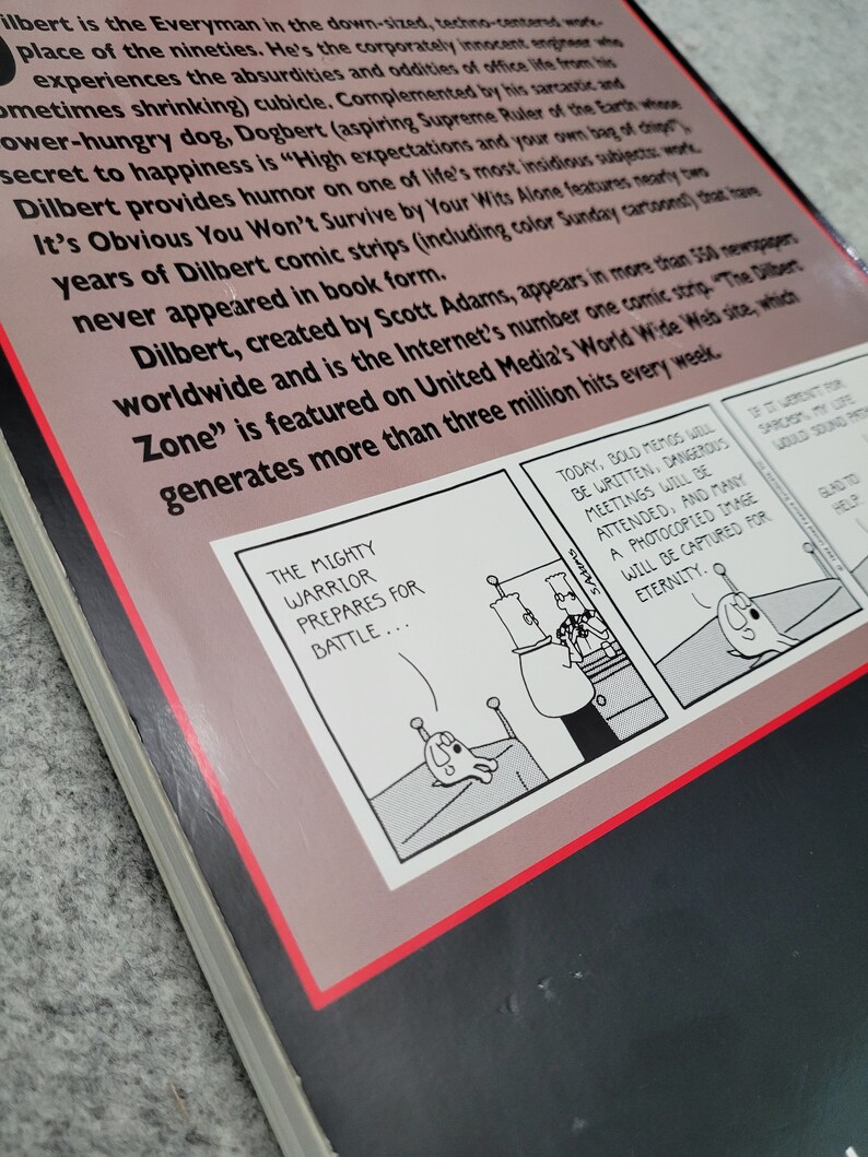 It's Obvious You Won't Survive by Your Wits Alone A Dilbert Book by ...