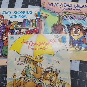 Mercer Mayer Books: What A Bad Dream Book, Just Grandma and Me Book ...