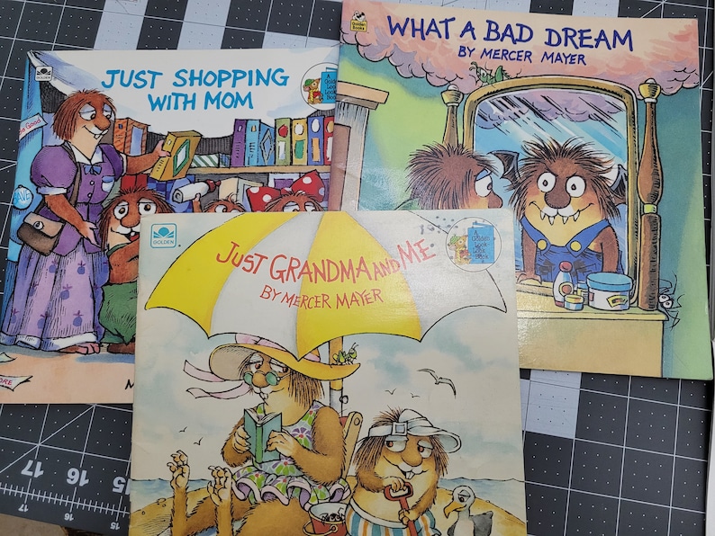 Mercer Mayer Books: What A Bad Dream Book, Just Grandma and Me Book ...