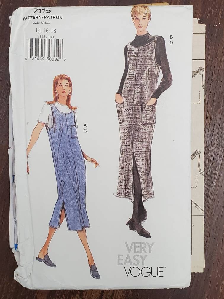 UNCUT: 90's Vogue Patterns, Vogue 7115, Vogue 7961, Vogue 8696, Vogue ...