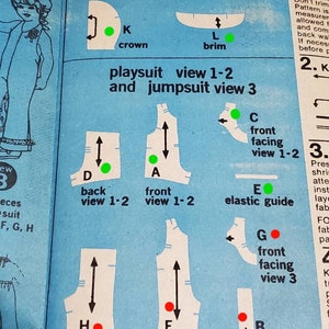 PARTIALLY CUT: Simplicity 6418 Pattern, Toddler/infants' Playsuit, Bell ...