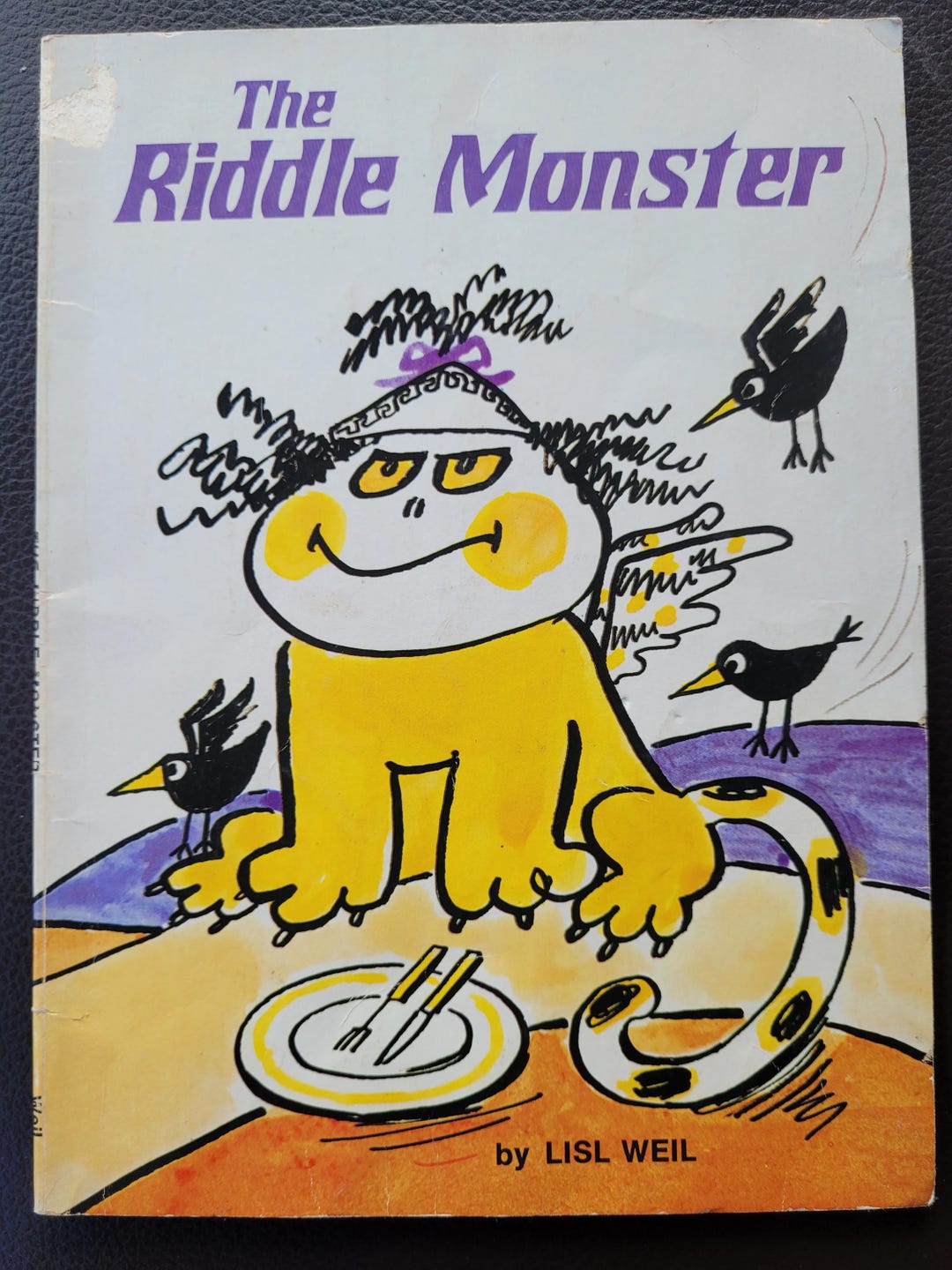 The Riddle Monster by Lisl Weil, Scholastic Book Services, 1981 Small ...