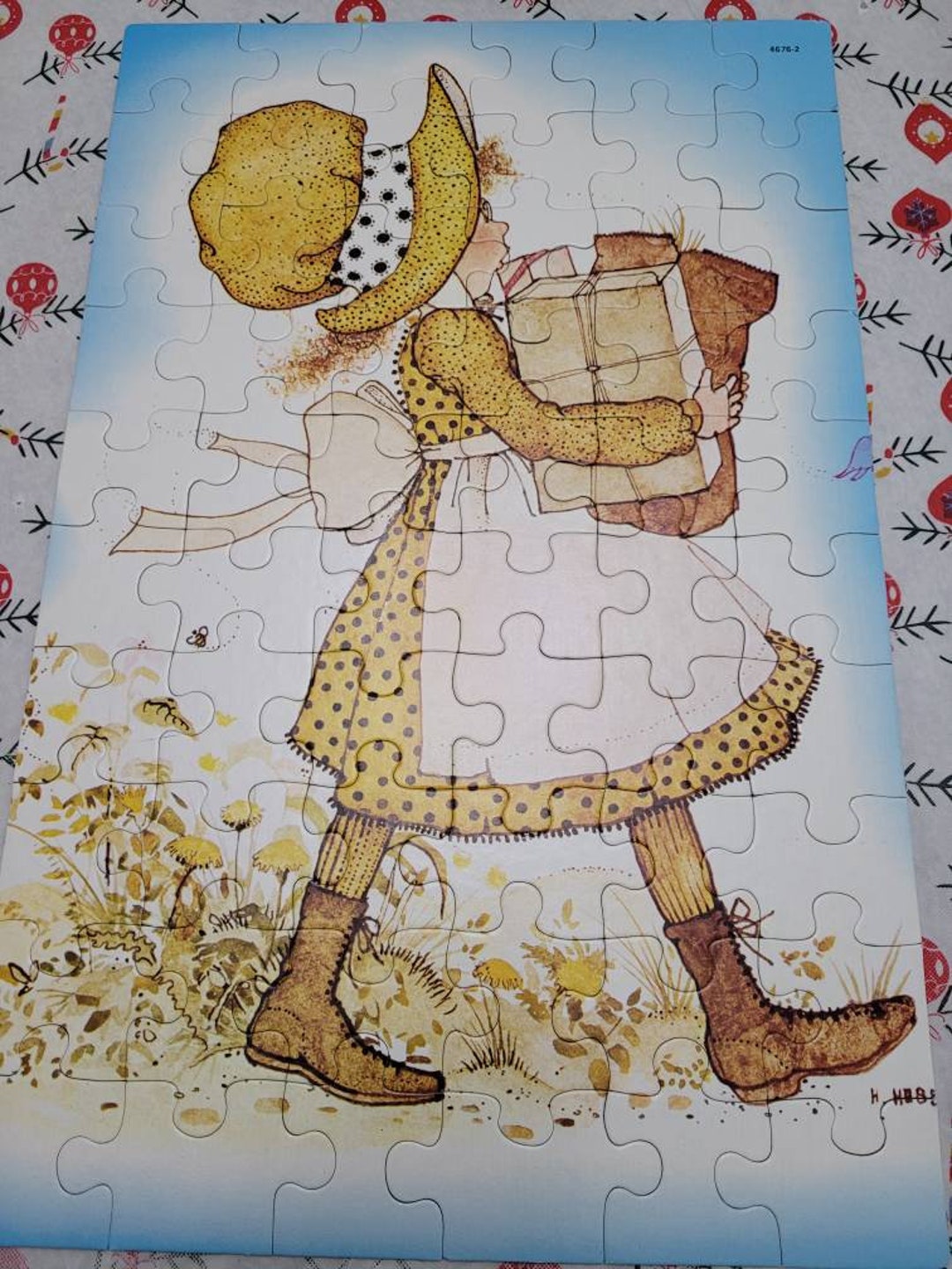 60 Piece Holly Hobbie Jigsaw Puzzle by Milton Bradley, C. 1976 American ...