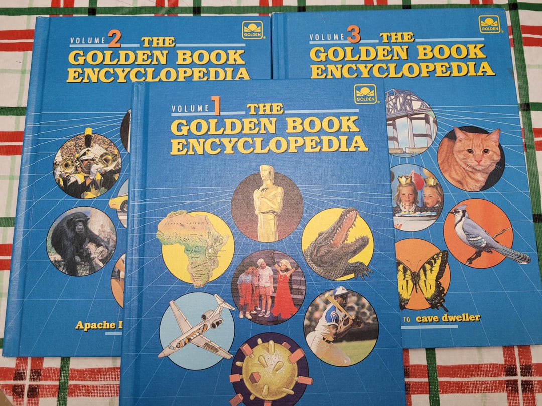 The Golden Book Encyclopedia Vol 1-3 (set of 3 Books) From the ...