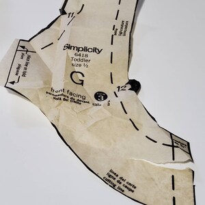 PARTIALLY CUT: Simplicity 6418 Pattern, Toddler/infants' Playsuit, Bell ...