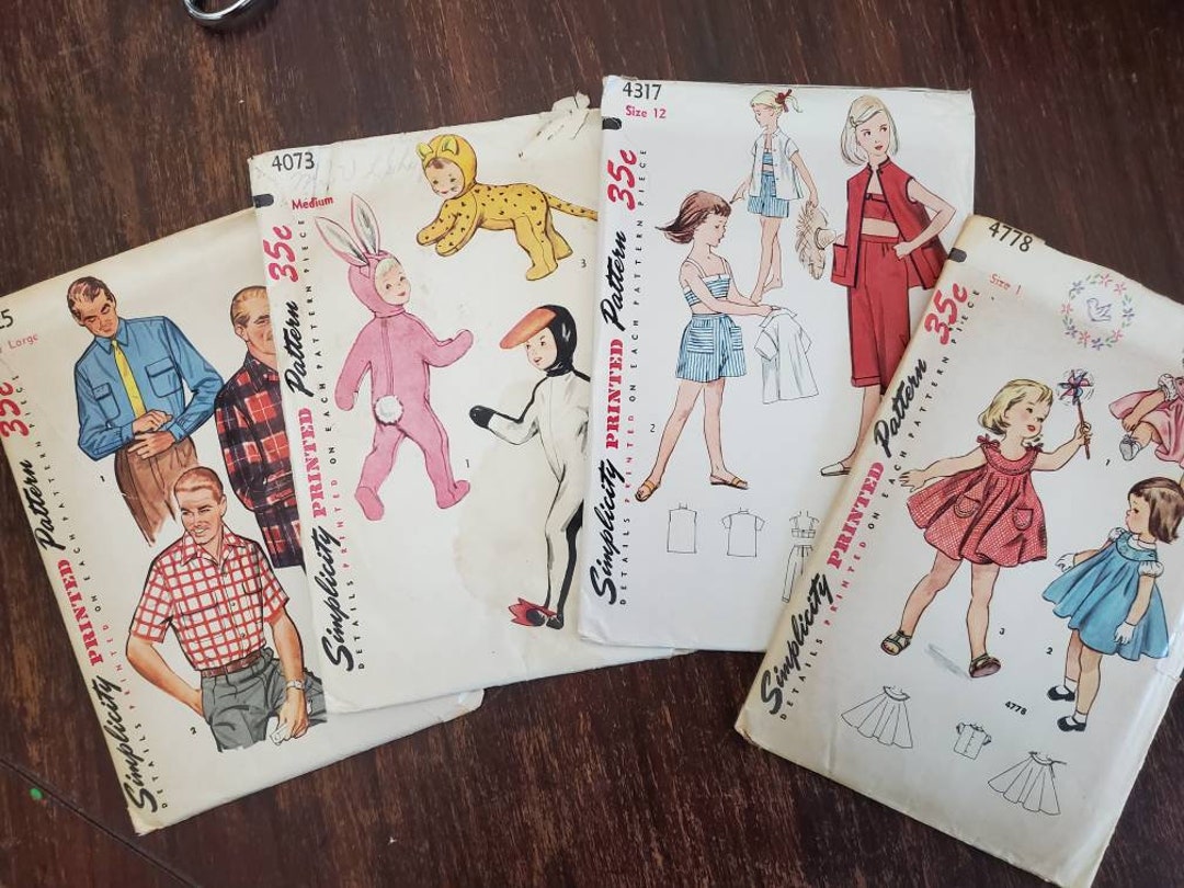 CUT: Simplicity 1025 Pattern, Simplicity 4073 Pattern, Simplicity 4317 ...