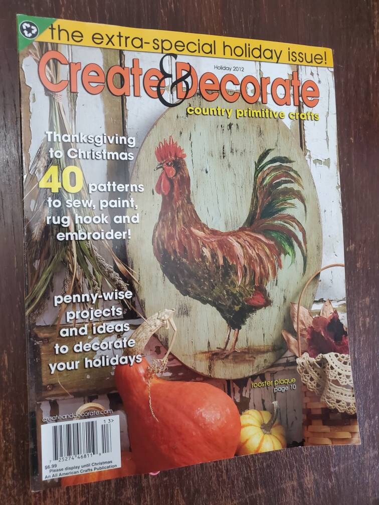 Crafts America's 1 Craft Magazine, Create & Decorate Country Primitive ...
