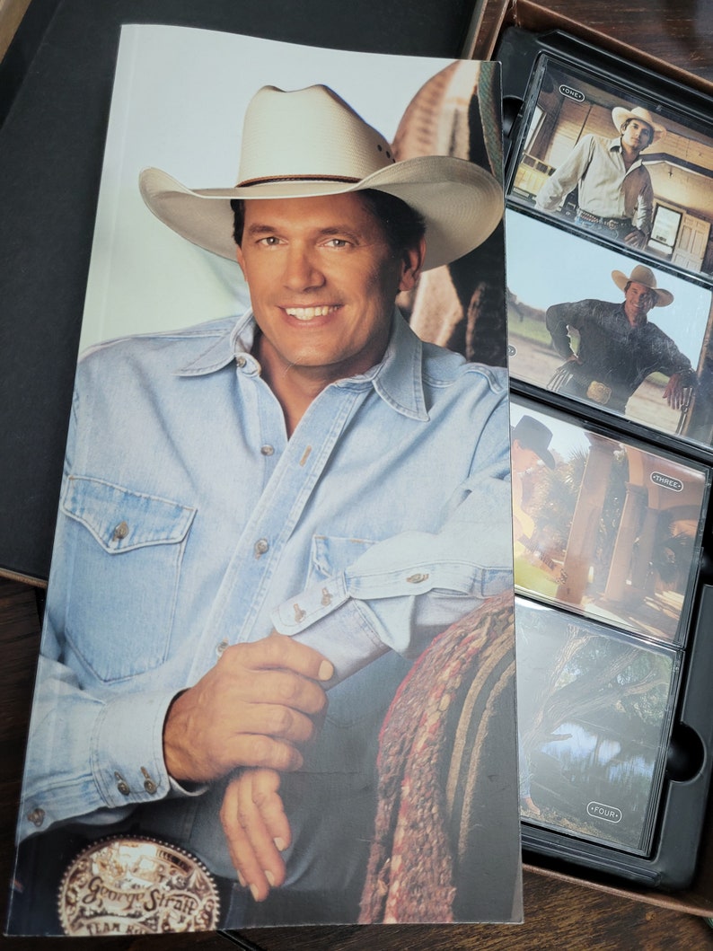George Strait Cassette Set Strait Out of the Box, 4 Cassette Tapes, 72 ...