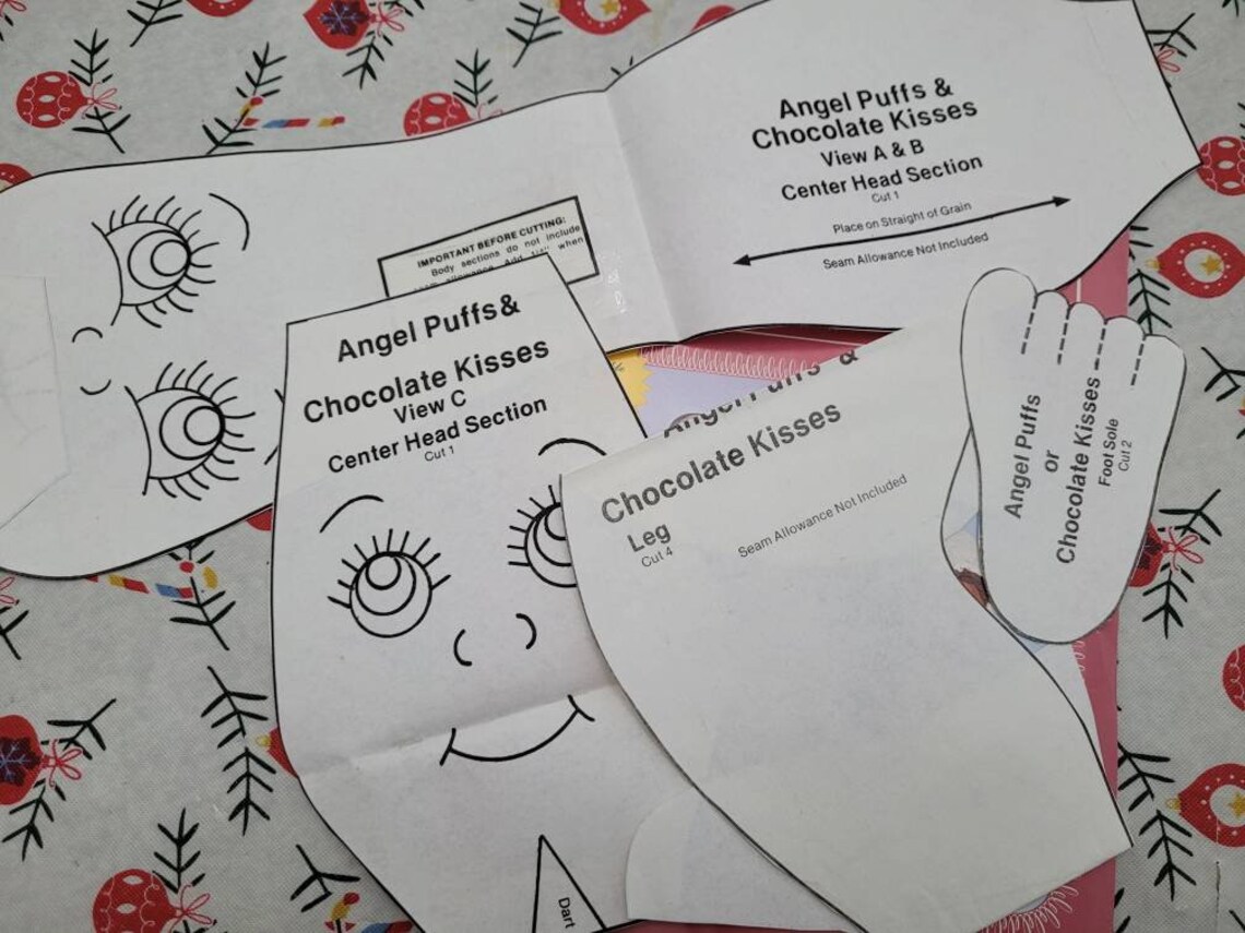 Daisymae Doll Pattern & Original Cloth Doll Pattern, Angel Puffs and ...