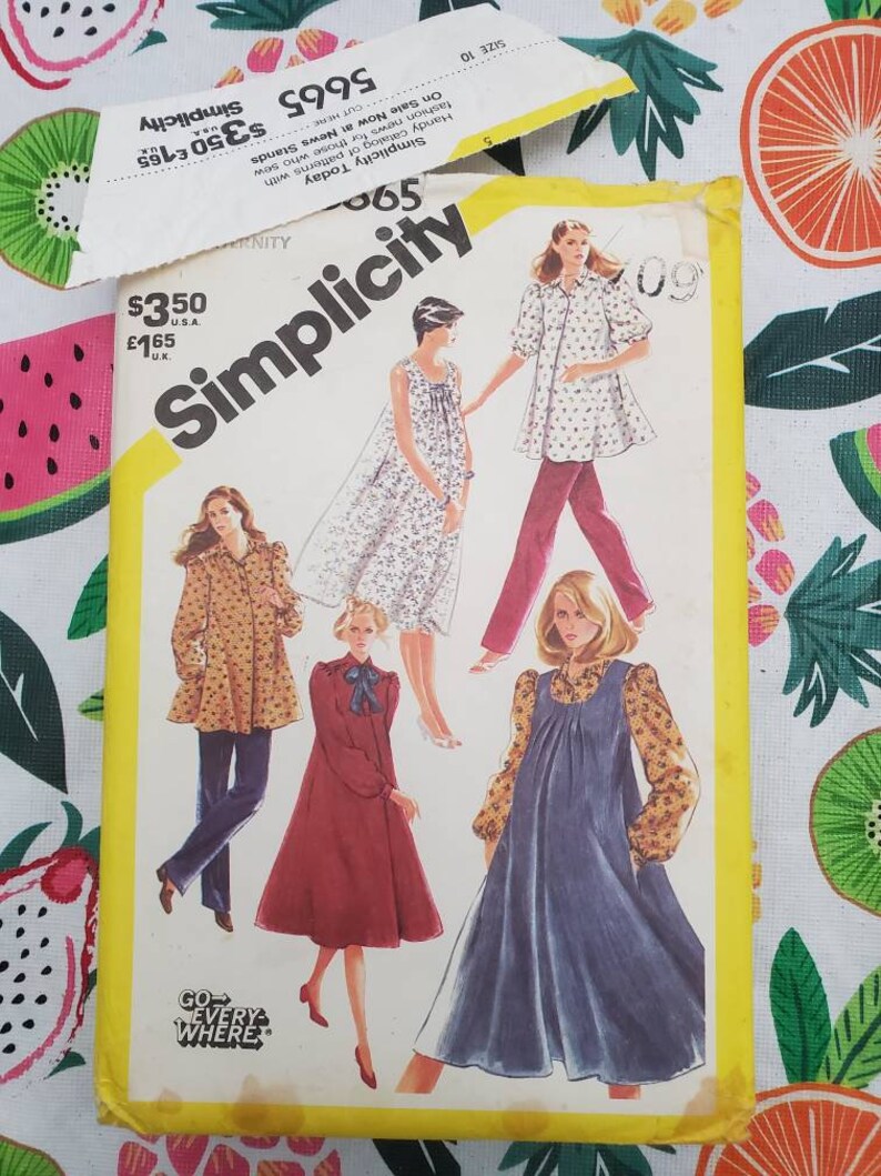 UNCUT: Simplicity 5665 Sewing Pattern, Simplicity 9359 Pattern ...