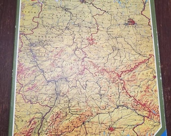 Germany Map Puzzle - Etsy