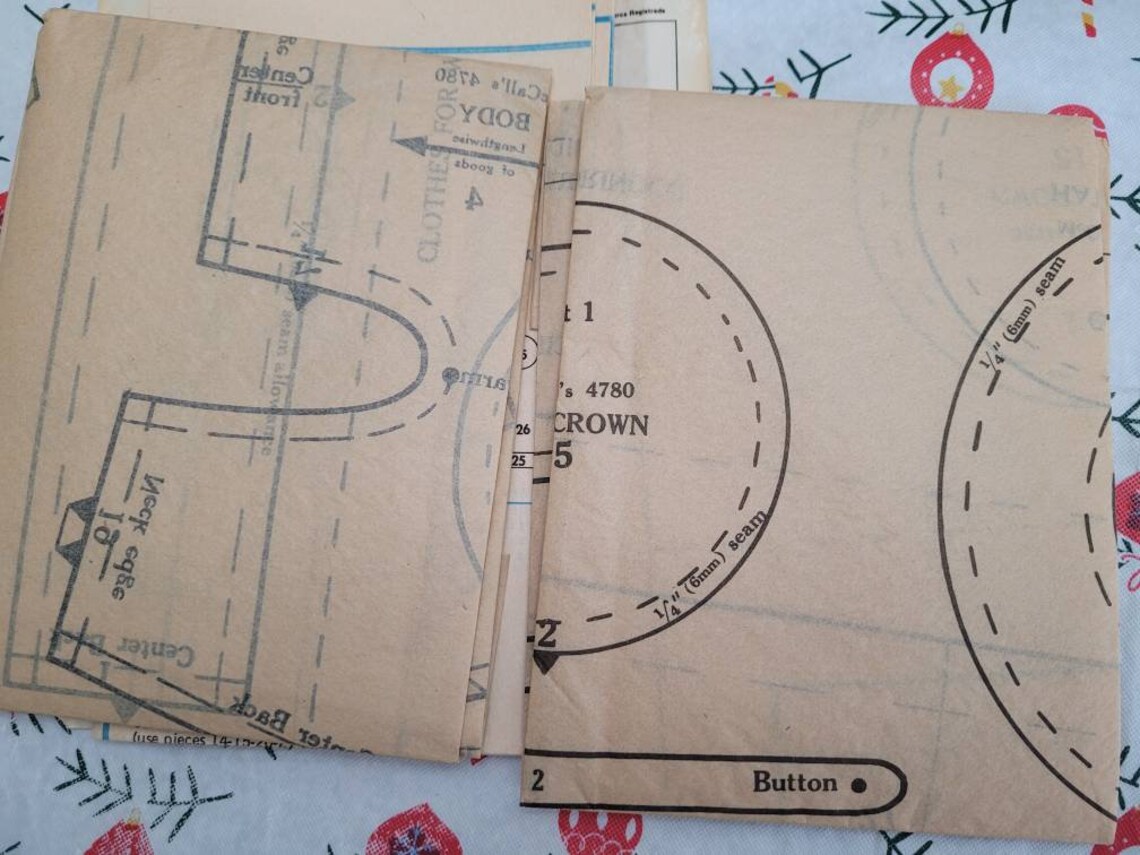 UNCUT: Mccall's 4780 Sewing Pattern for Wombles, It's a Wombleful World ...