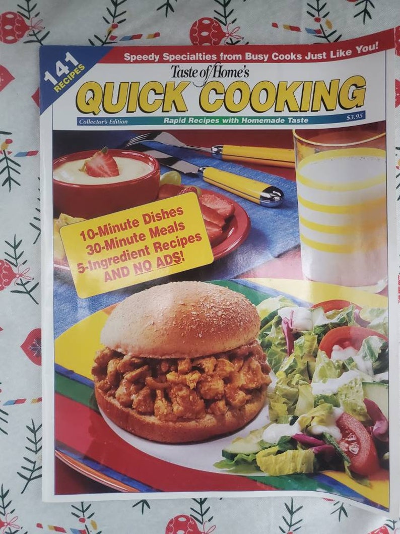 Taste of Home's Quick Cooking Magazine, Rapid Recipes With Homemade ...