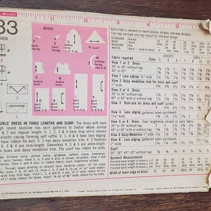 CUT: Simplicity 9133 Pattern, Child's and Girl's Dress in Three Lengths ...