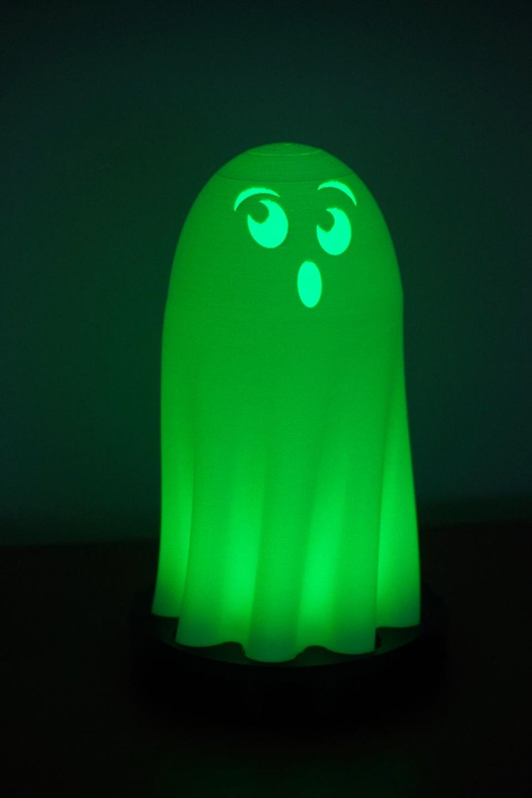Halloween Ghost Lamp | 3D Printed LED Lamp Made of PLA & PETG | USB ...