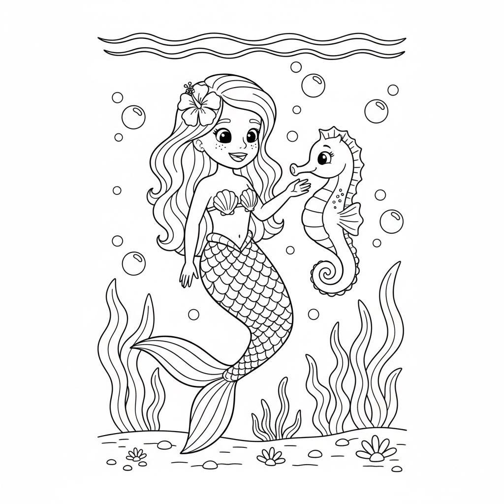 Kids Summer Fun Coloring Pages 5 Digital Images Bundle - Etsy