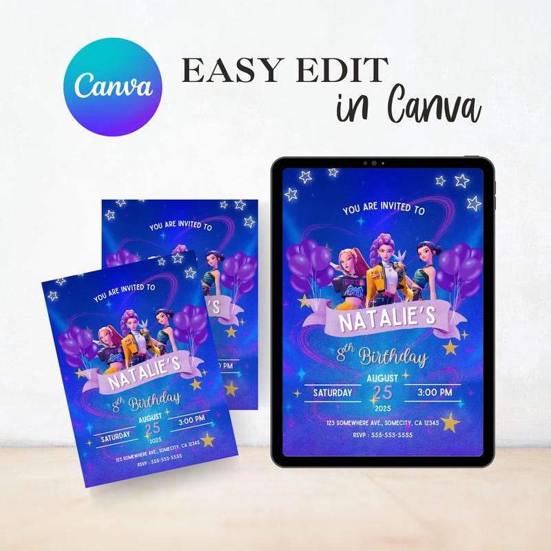 Kpop Demon Hunters Svg Free - Etsy