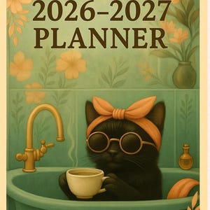 Lexi Brooke Cat Planner - Etsy