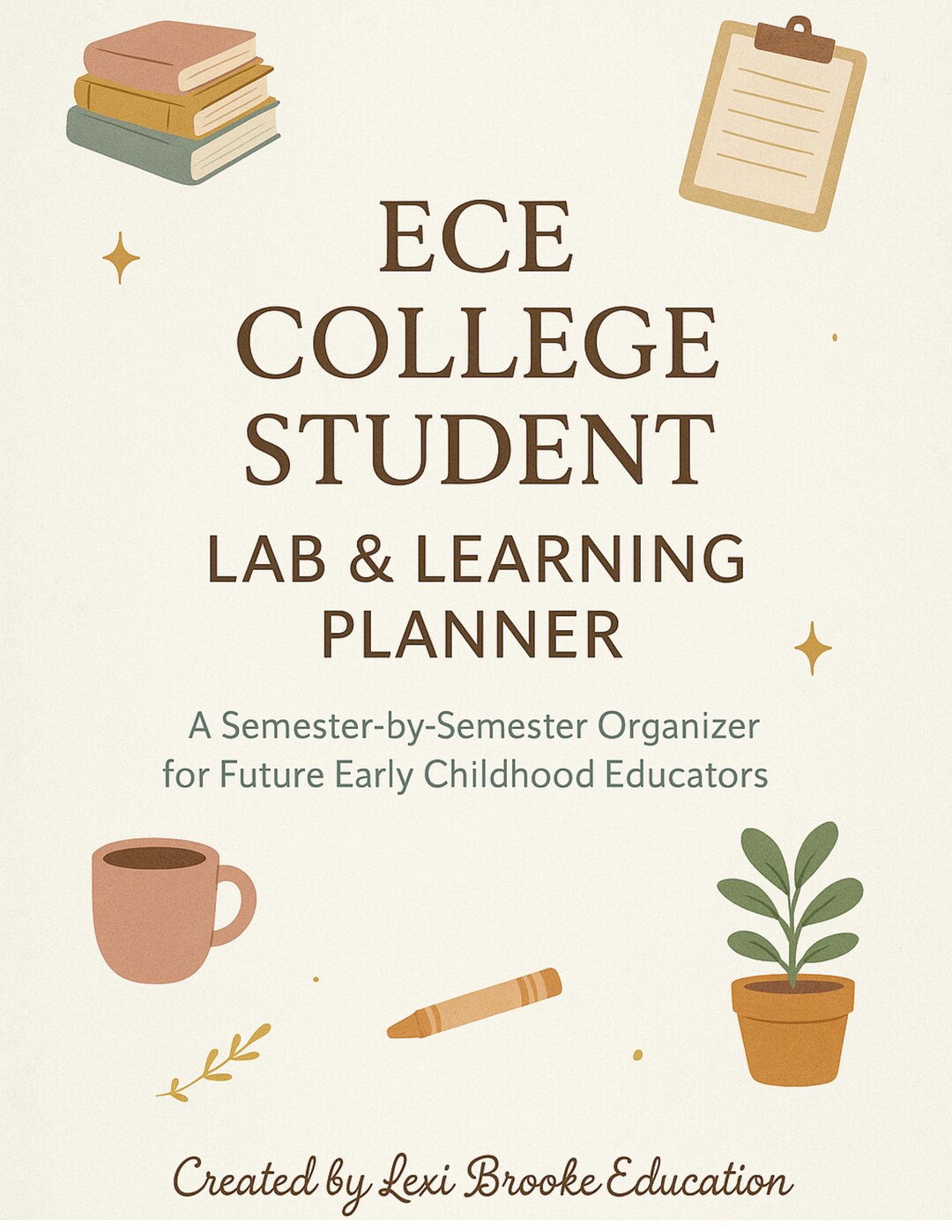 ECE Lesson Plan Notebook | Early Childhood Planner (123 Pages) - Etsy