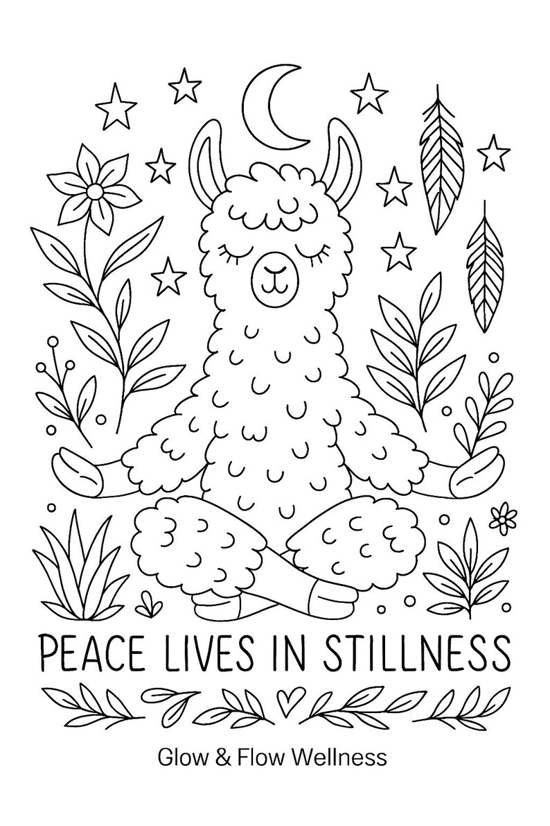 Llama Sleep Flow Kit | Boho Printable Sleep & Nervous System Reset ...