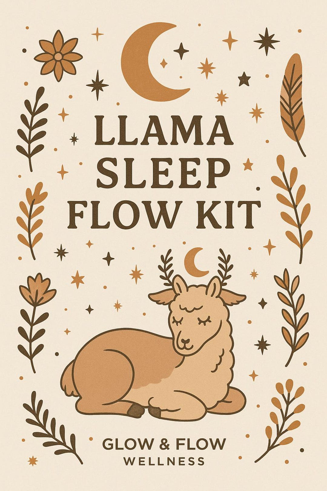 Llama Sleep Flow Kit | Boho Printable Sleep & Nervous System Reset ...