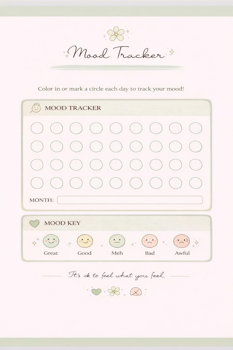 28-day Habit Challenge Printable | Wellness Planner Bundle | 70 ...