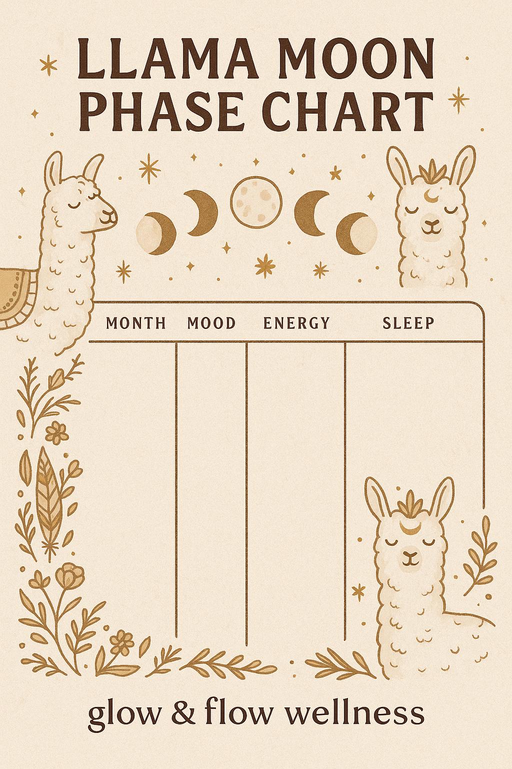 Llama Sleep Flow Kit | Boho Printable Sleep & Nervous System Reset ...