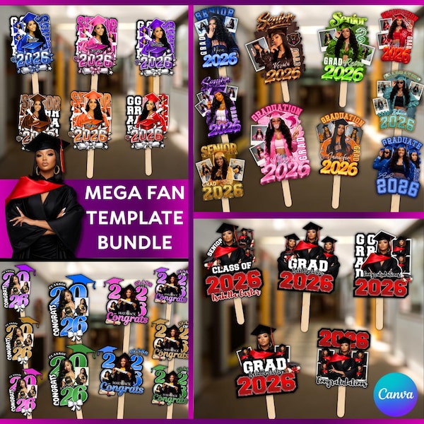 Grad Templates 2026 - Etsy