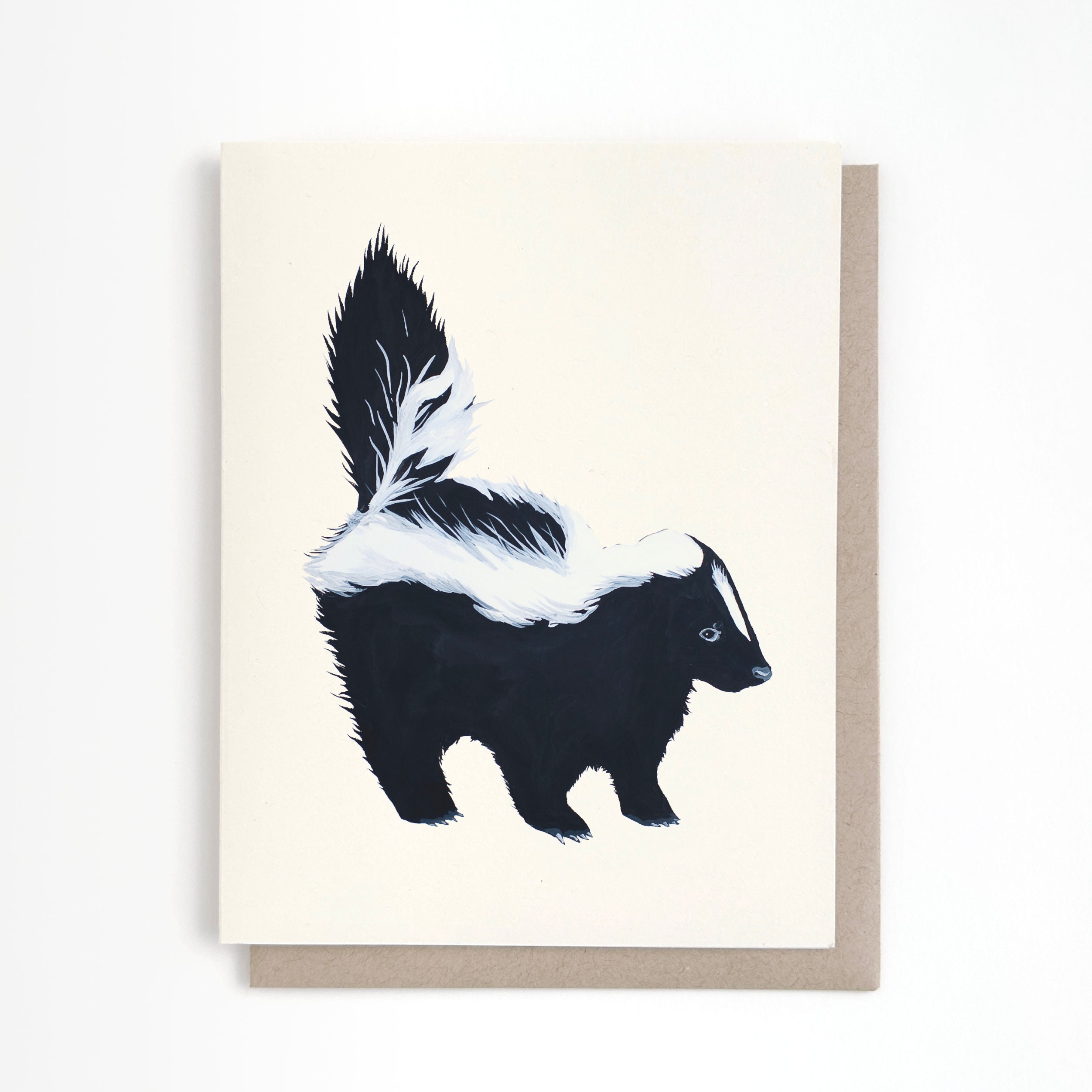 Skunk Card - Etsy