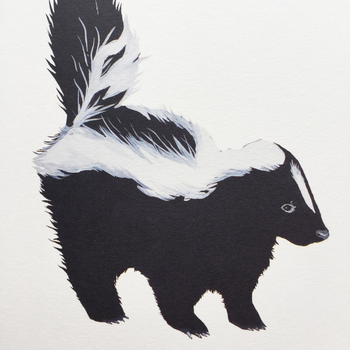 Skunk Card - Etsy