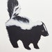 Skunk Card - Etsy