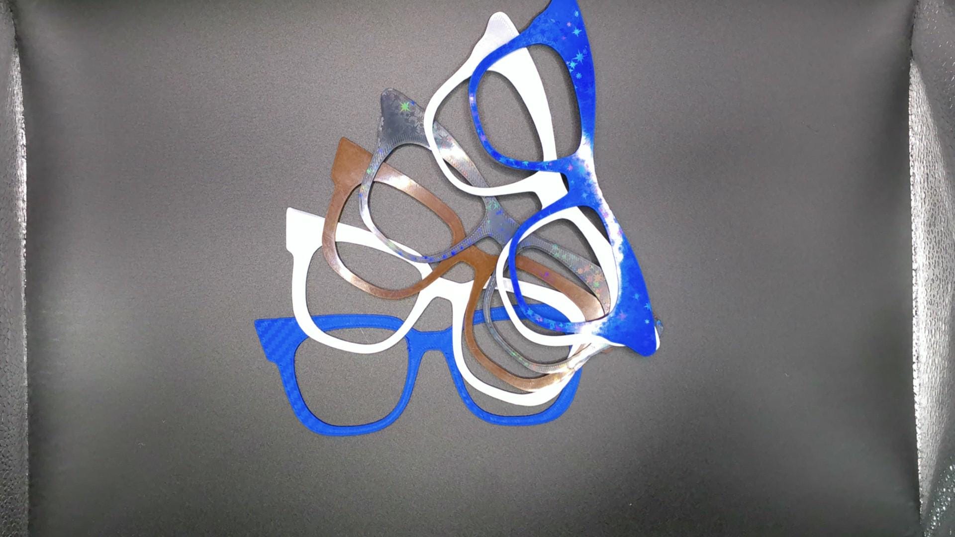 3D Finished Glasses Toppers - 15 Different Styles Available - A Rainbow ...