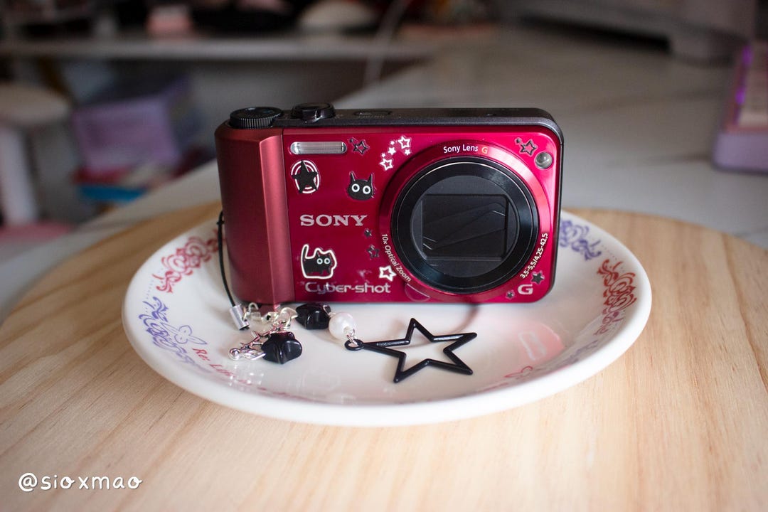 FULL BUNDLE | Sony Cybershot DSC-H70 | Y2K Decorated Digicam - Etsy