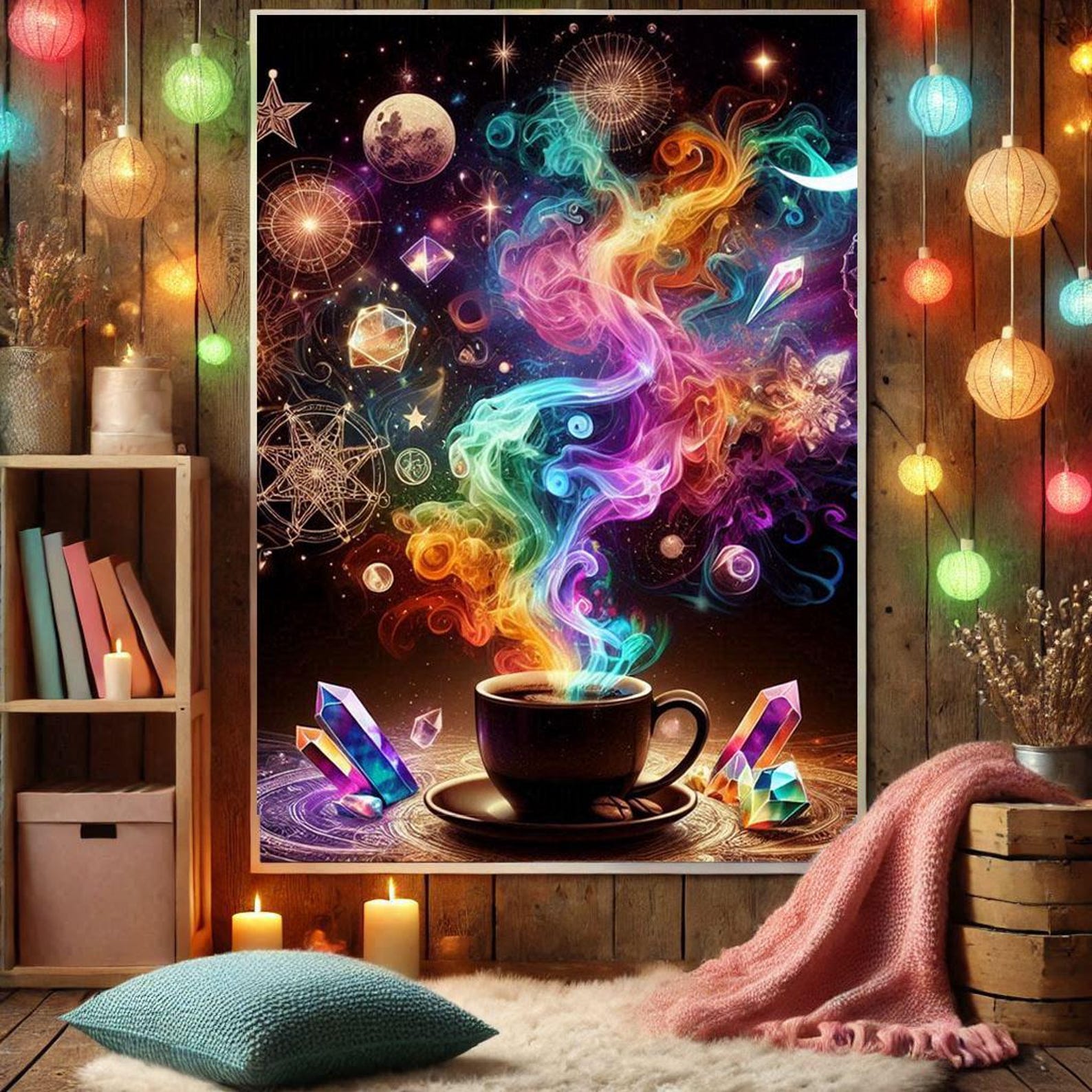 Metaphysical Wall Art / Digital Svg Png Jpg Pdf for Digital Wallpaper ...