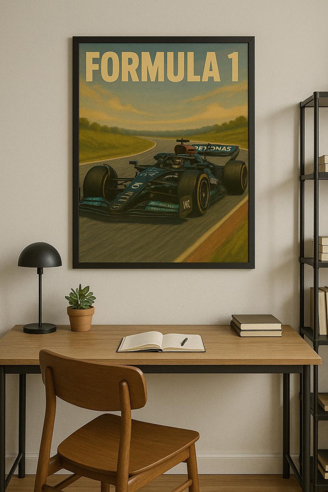 Mercedes-amg Formula 1 Poster – Vintage Racing Wall Art | Digital ...