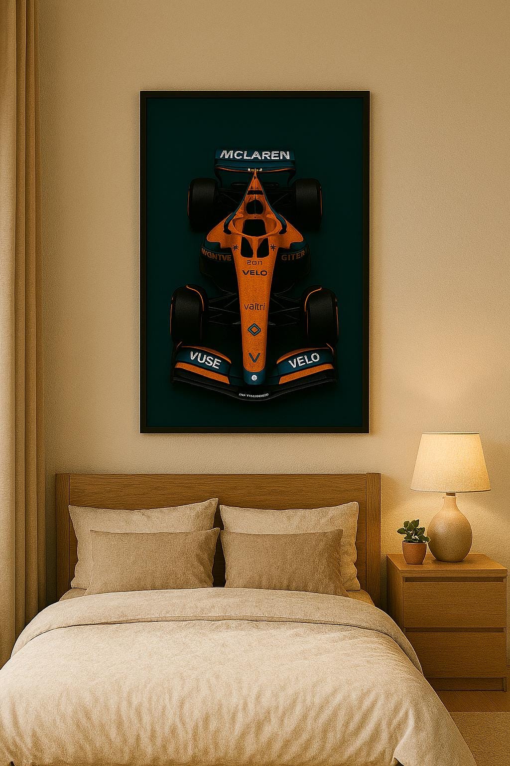 Mclaren Formula 1 Digital Download Poster | Modern F1 Wall Art | Racing ...