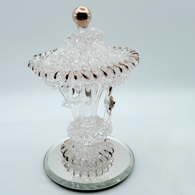 Vintage Spun Glass - Etsy