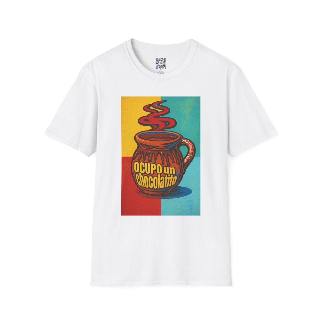 Pop Art Chicano T-shirt: Chocolate Lover Mexican Christmas Tee - Etsy