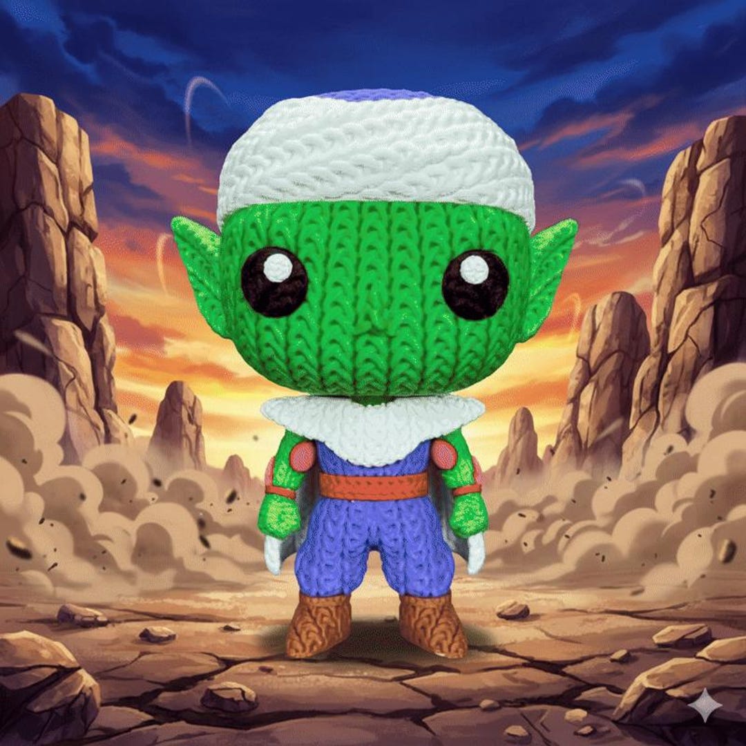 Piccolo Figure | Knitted / Crochet Style – 3D Printed Fan Art – Dragon ...