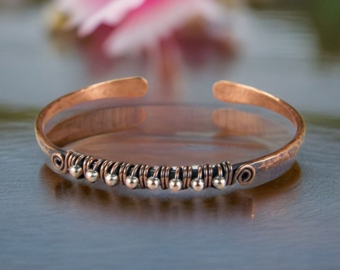 Heavy Rugged COPPER Bracelet for Men and Women, Braided Wire Solid COPPER Bracelet - Etsy