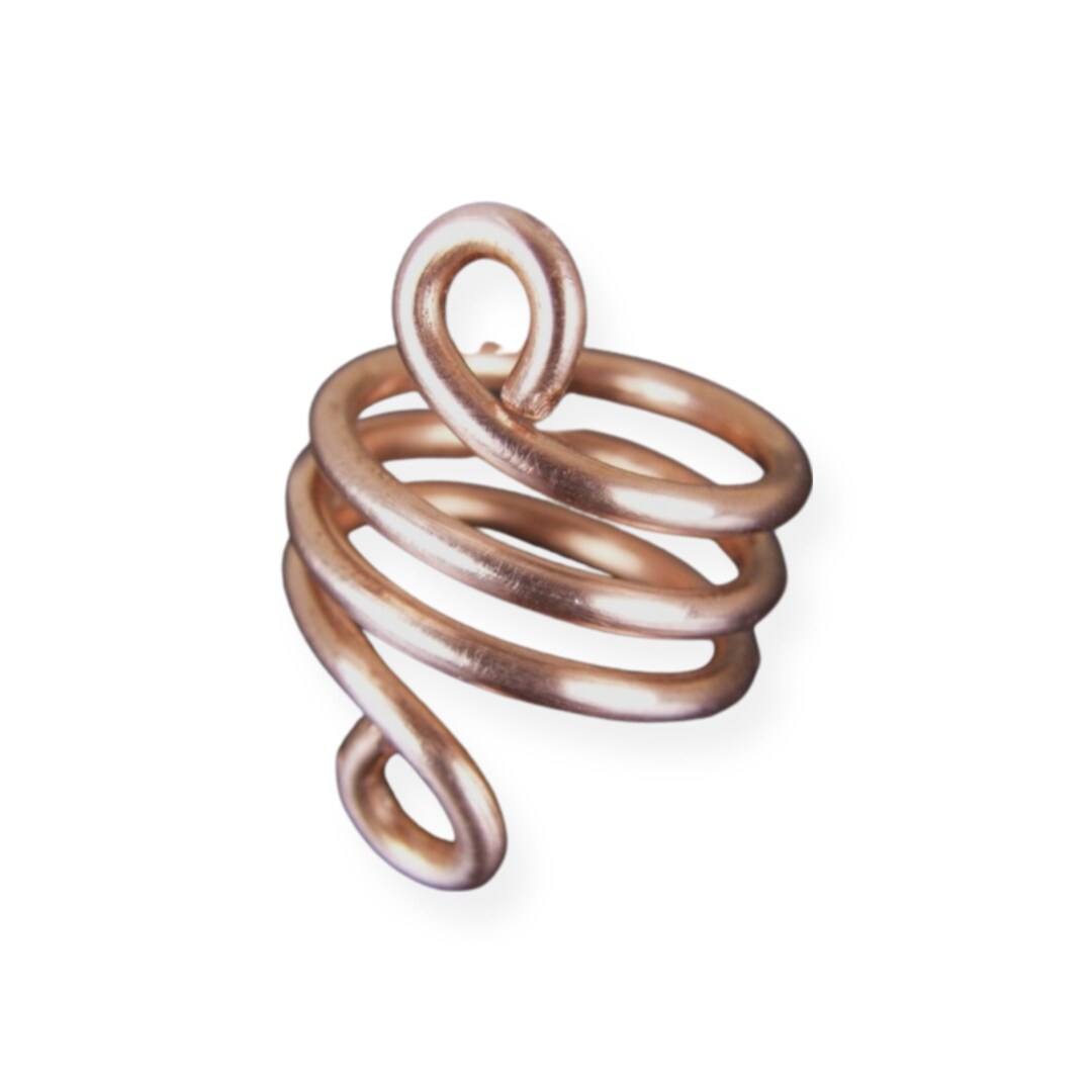Arthritis Coil Ring Women's Copper Wire Spiral Ring - Etsy