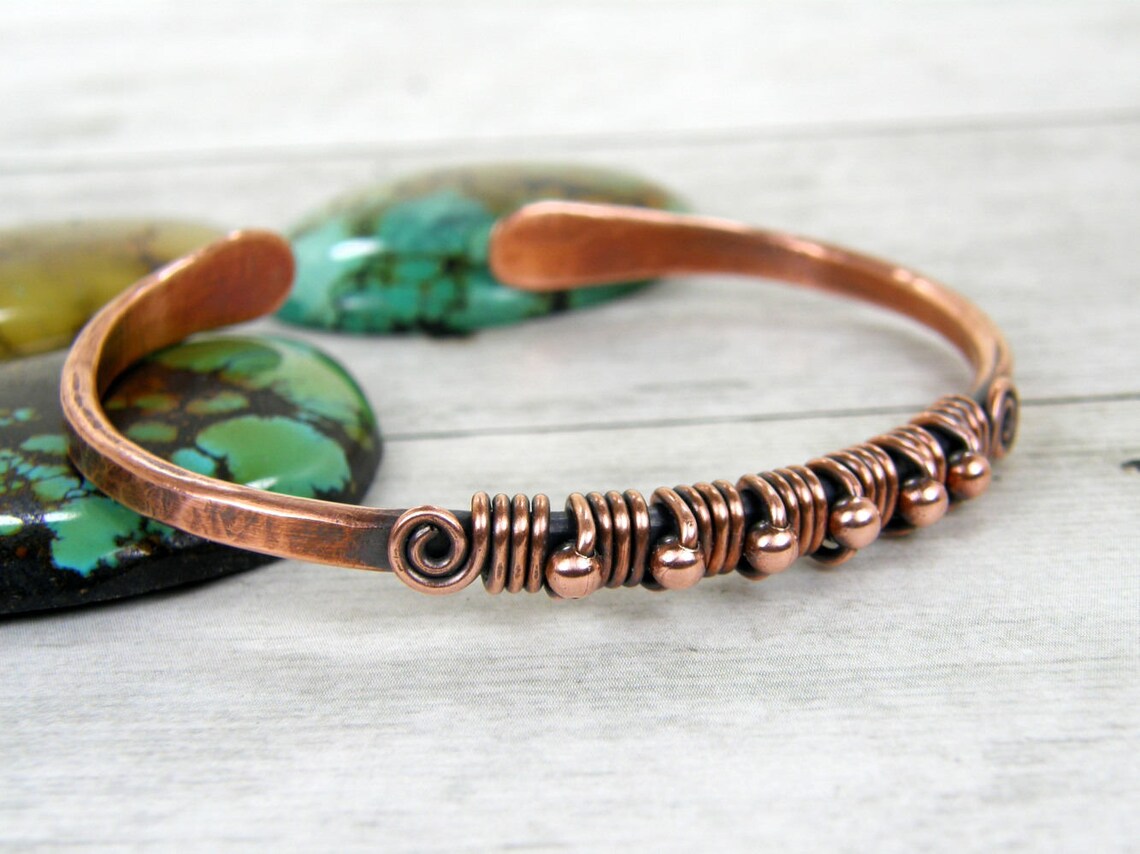 Ultimate BOHO Bangle Wire Wrap Bangle Handmade Jewelry - Etsy