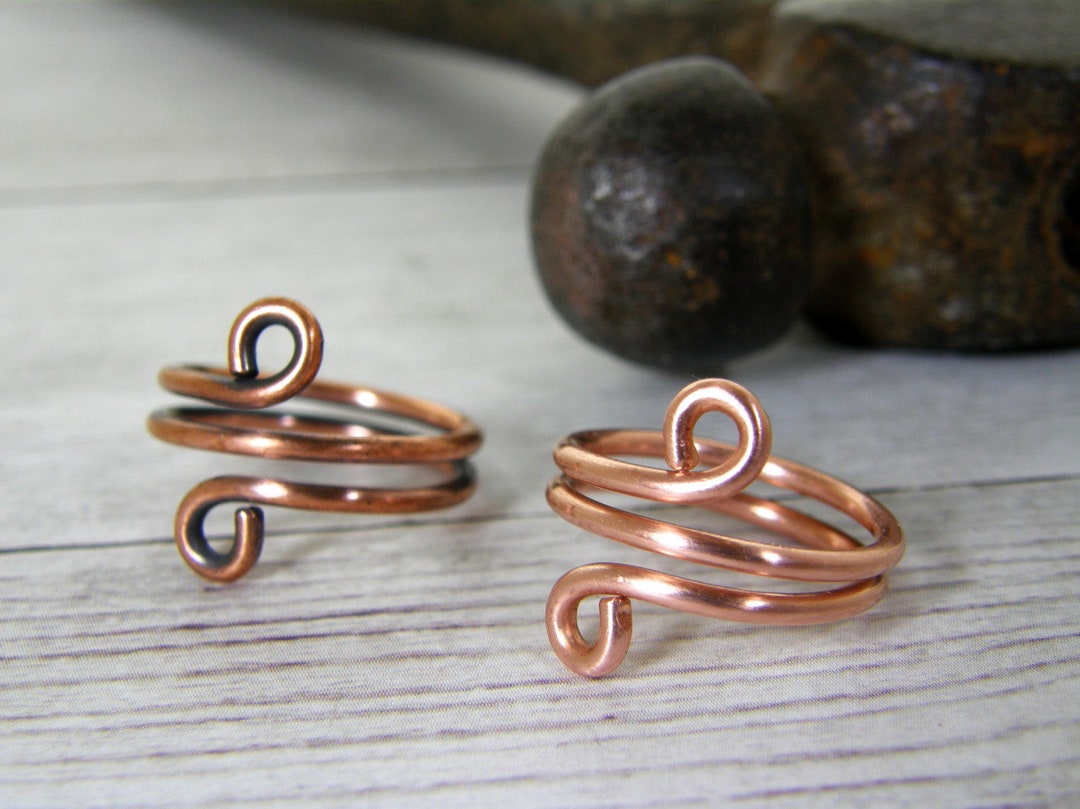 Infinity Wire Ring Copper Wire Wrap Ring Copper Ring Womens - Etsy
