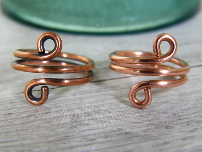 Infinity Wire Ring Copper Wire Wrap Ring Copper Ring Womens - Etsy