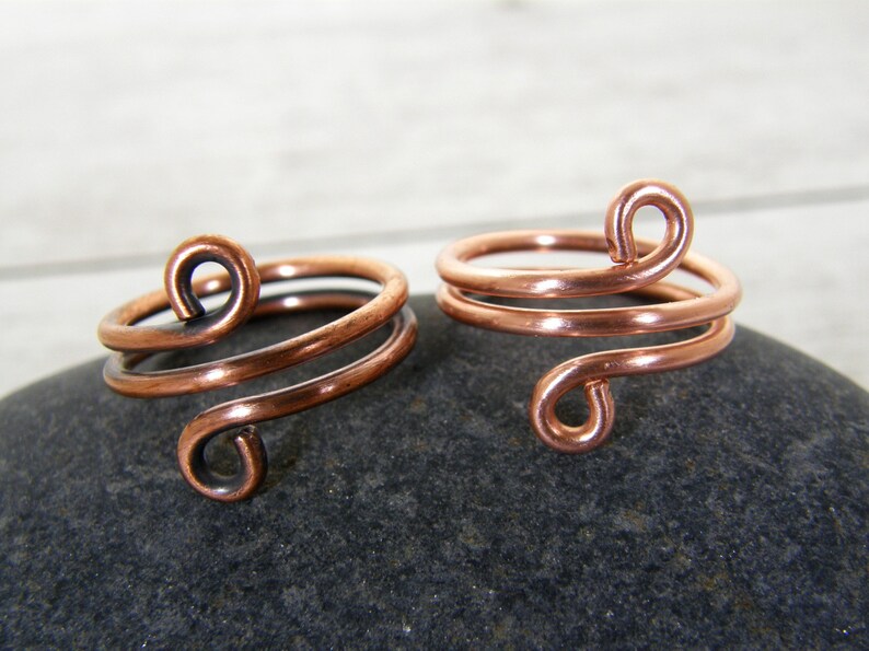 Infinity Wire Ring Copper Wire Wrap Ring Copper Ring Womens - Etsy
