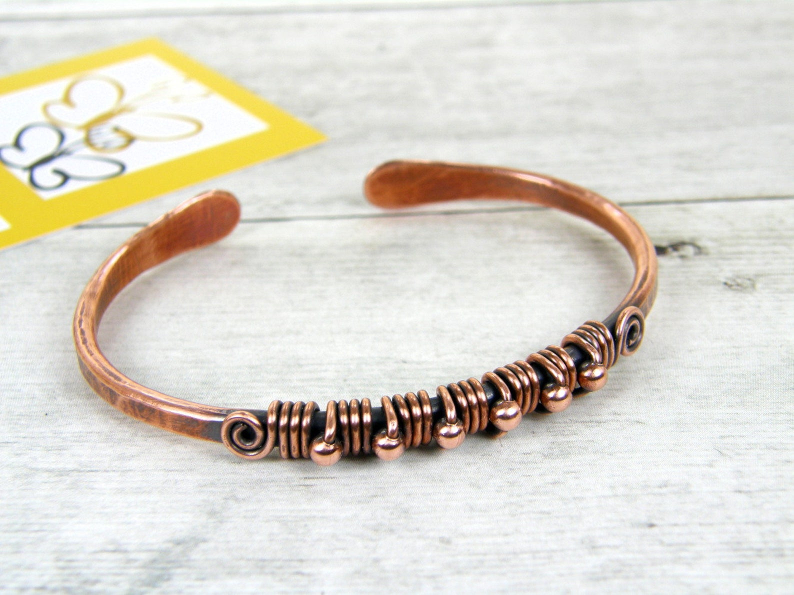 Ultimate BOHO Bangle Wire Wrap Bangle Handmade Jewelry - Etsy