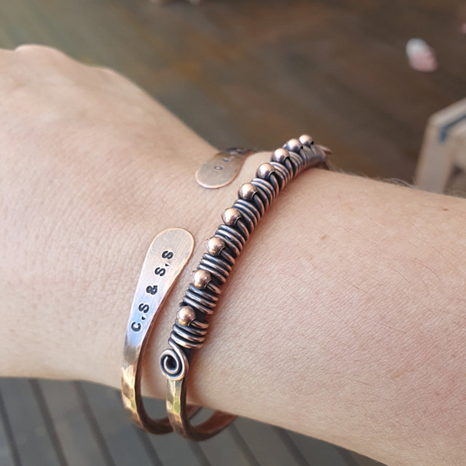 Ultimate BOHO Bangle Wire Wrap Bangle Handmade Jewelry - Etsy