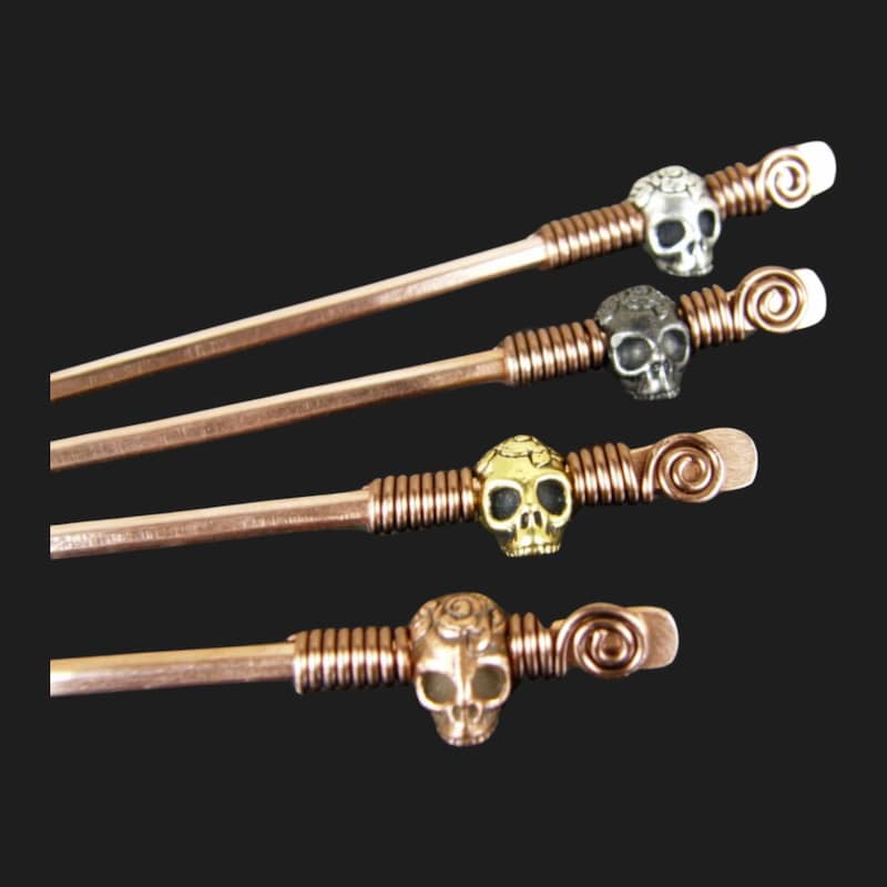 Skull Hair Accessory - Etsy